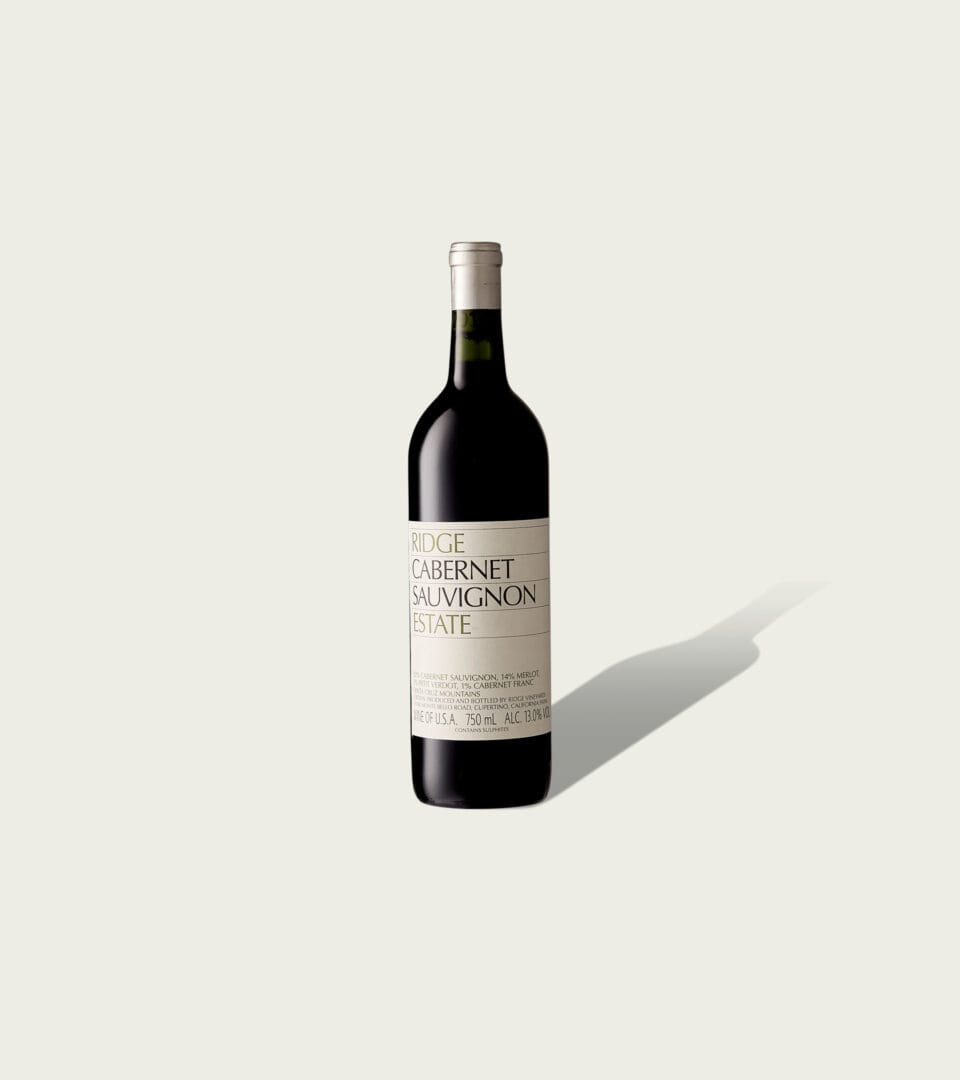 Ridge, Estate Cabernet Sauvignon, Santa Cruz Mountains • Buy Online ...